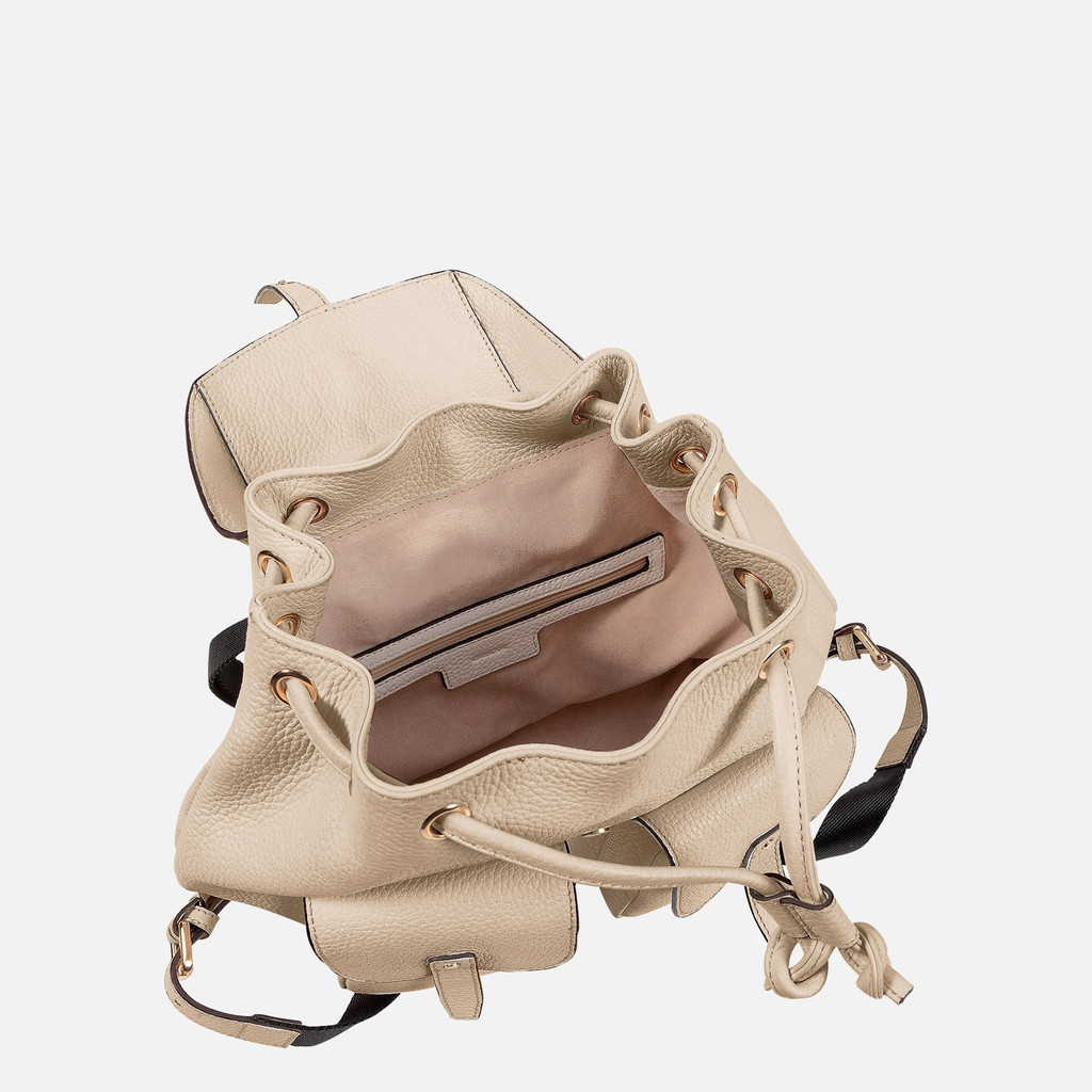 Geox® FALORIA WOMAN: Off White backpack | Geox