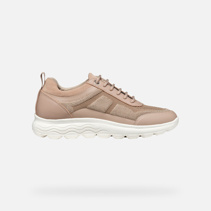 Women's Sneakers: Breathable and Comfortable models | Beige | Geox
