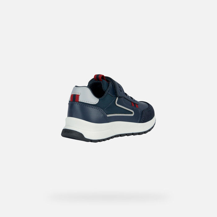 Geox® BRIEZEE A: Low Top Sneakers navy blue Junior Boy | Geox®