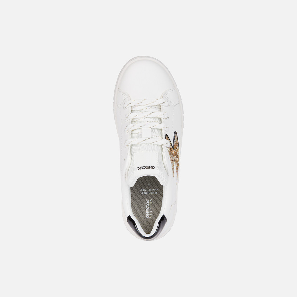 Geox MIKIROSHI Junior Girl s White Low Top Sneakers Geox SS