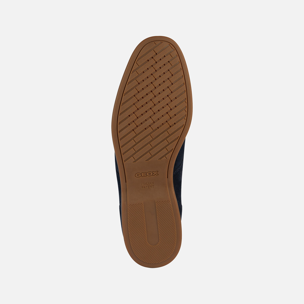 Geox® VENZONE MAN: Navy Suede shoes | Geox