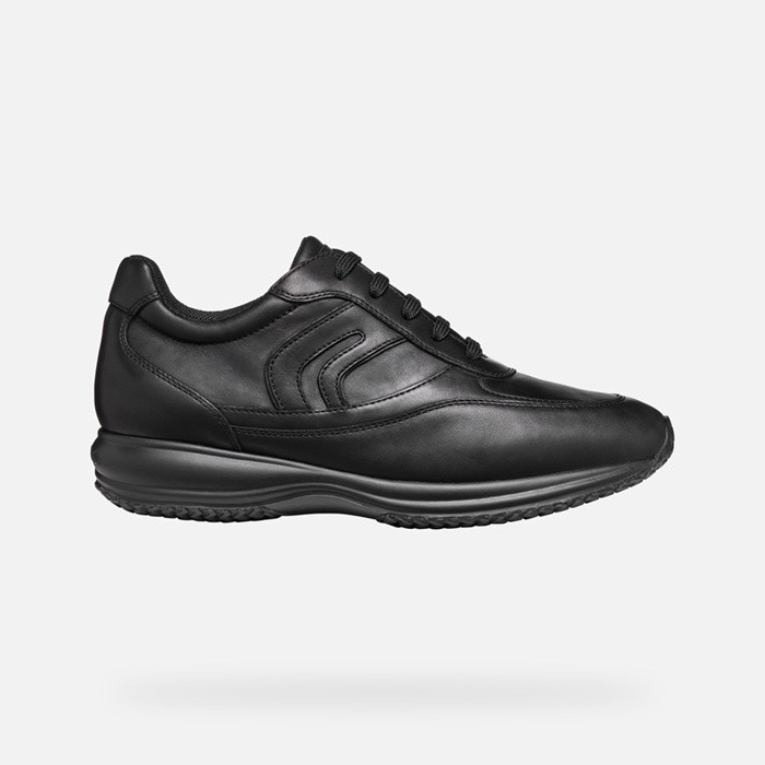 Respira™: Breathable comfortable shoes for Men | Black | Geox®